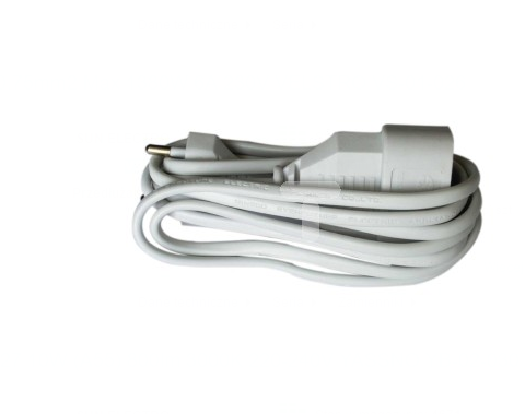 Przedłużacz 5m 2x0.75mm2 Max 1380W 6A 230V VELSTRO VS-01-026 80844 ...
